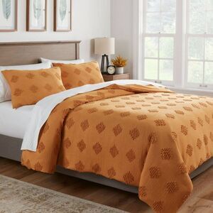 Threshold | Bedding | Threshold King Tufted Diamond Crinkle Duvet Cover ...